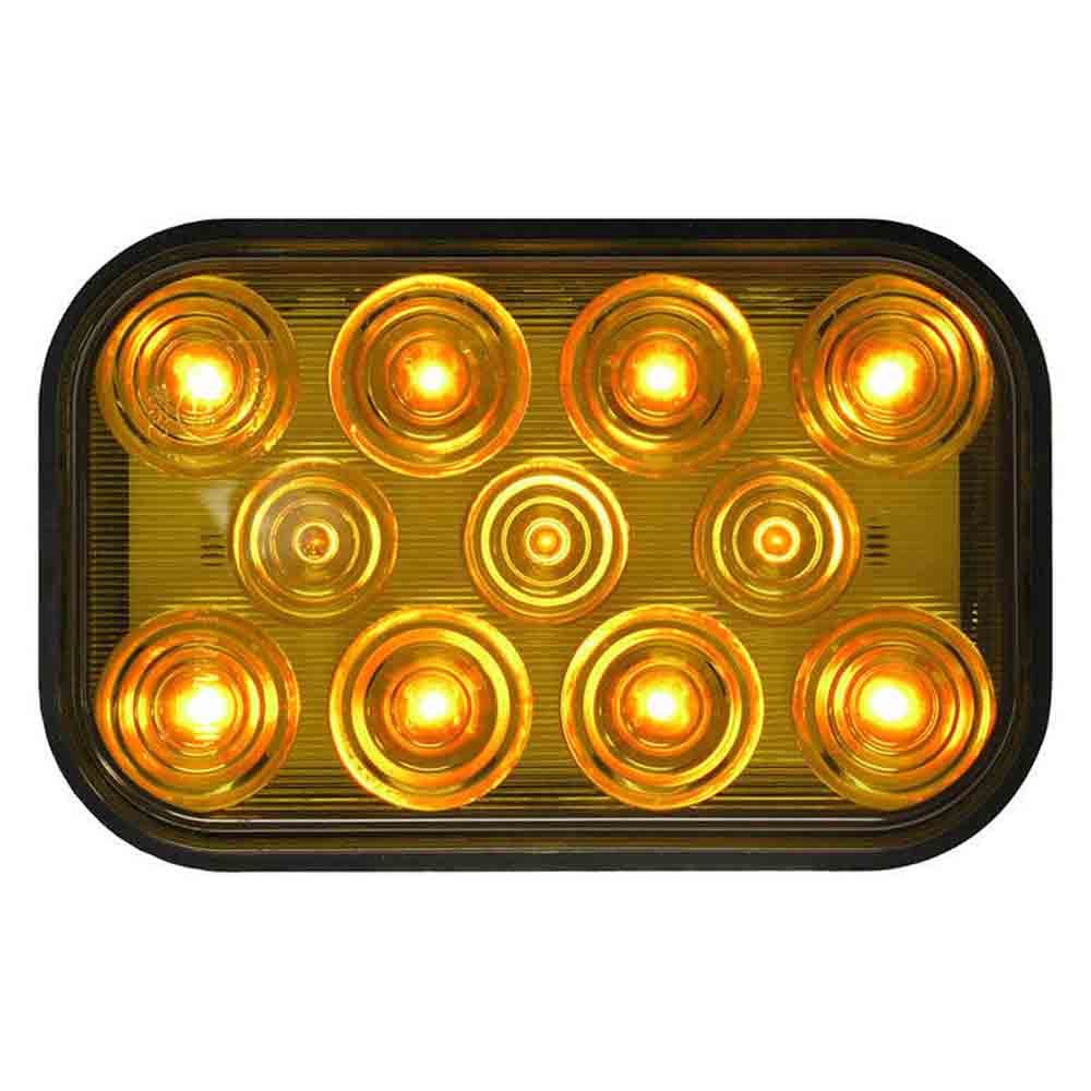 Rectangular LED Rear Direction Indicator Lamp - Amber – RV Trader ...